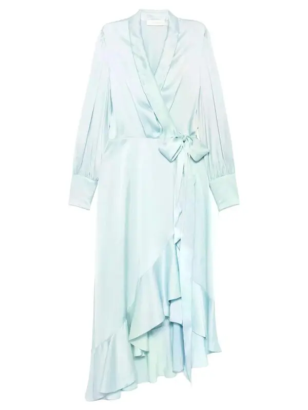 Zimmermann Silk Midi Dress - Blue