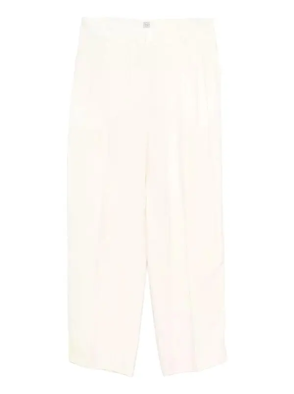 TOTEME Double-pleat Trousers - Neutrals