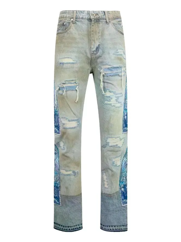 WHO DECIDES WAR BY EV BRAVADO Mechanic Jeans - Blue