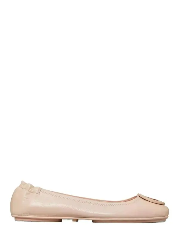 Tory Burch Minnie Logo-detail Ballet Flats - Pink