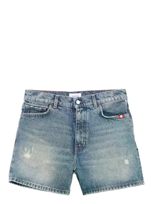 AMISH Jenny Denim Shorts - Blue