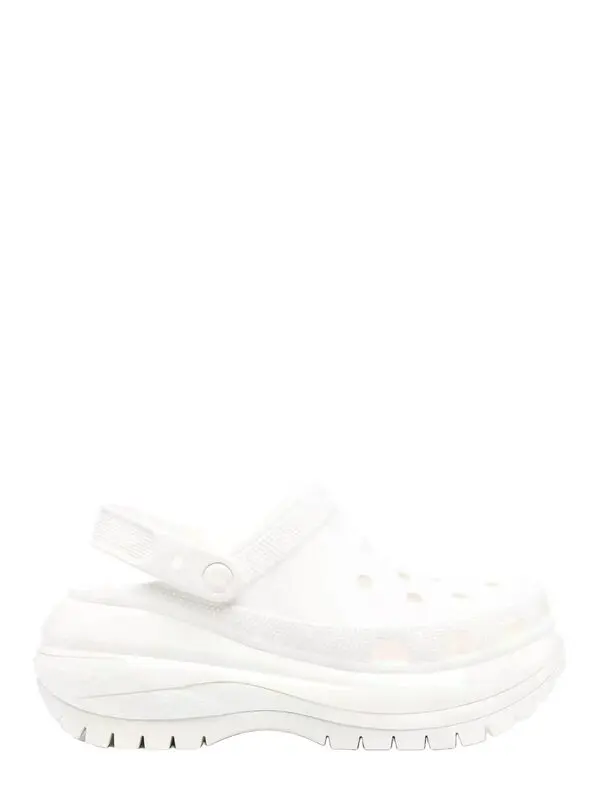 CROCS Perforated Platform Clogs - White
