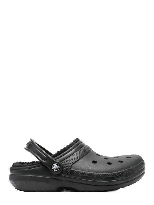 CROCS Baya Fleece-lined Clogs - Black