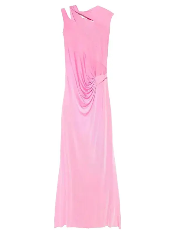 MOOS STUDIO Cut-out Detail Maxi Dress - Pink