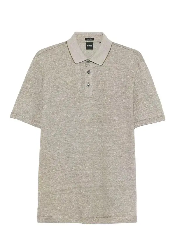 BOSS Mélange Polo Shirt - Brown