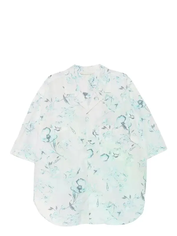 FORME D'EXPRESSION Floral-print Shirt - White