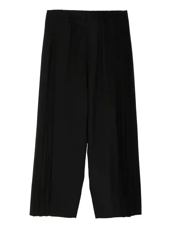 UNDERCOVERISM Pleated Wide-leg Trousers - Black