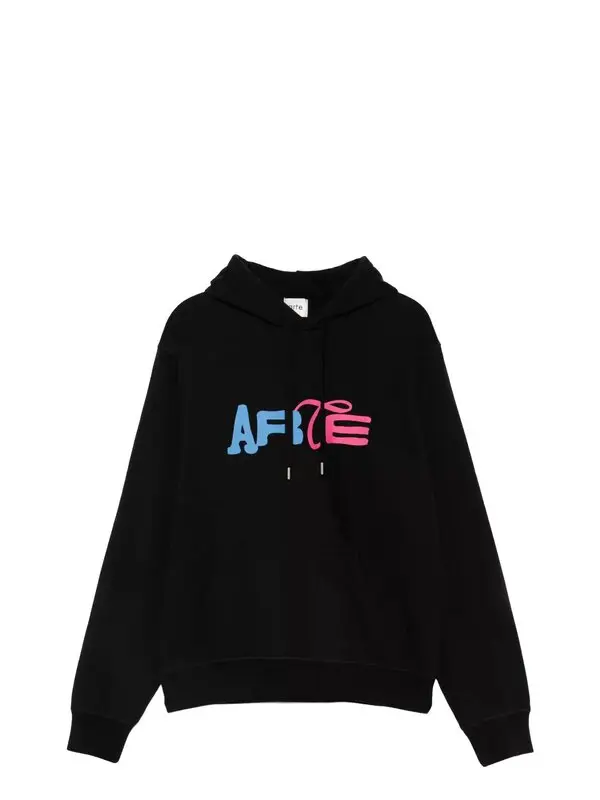 ARTE ANTWERP Arte Duo-logo Hoodie - Black