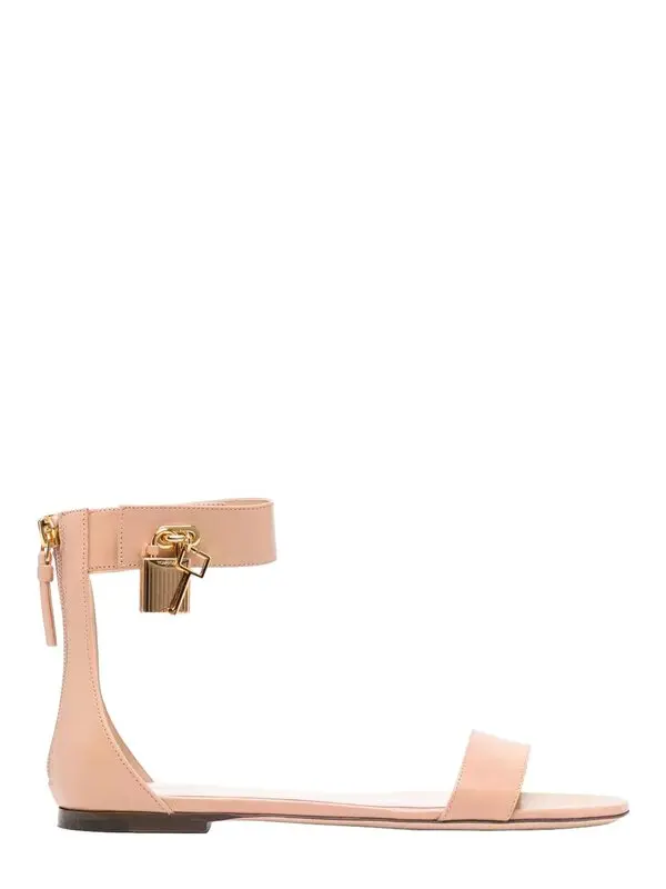 TOM FORD Leather Sandals - Neutrals