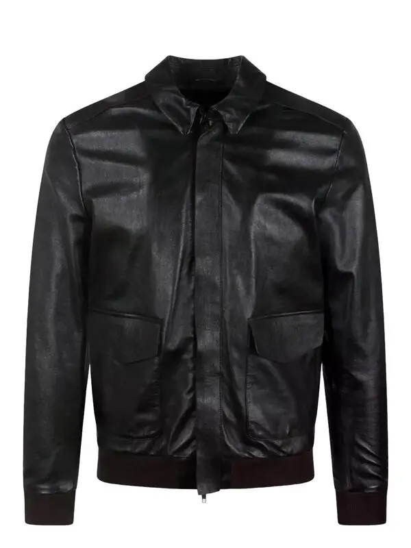 Brian Dales Leather Jacket - Black