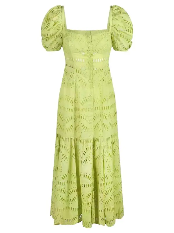 Charo Ruiz Ibiza Short Sleeve Dress - Green