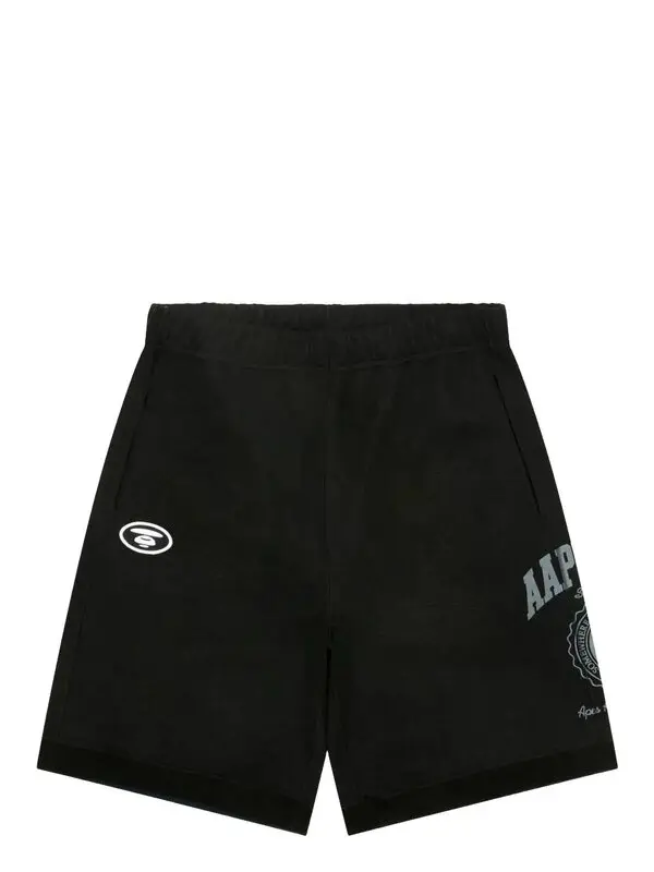 AAPE BY *A BATHING APE® Graphic-print Track Shorts - Black