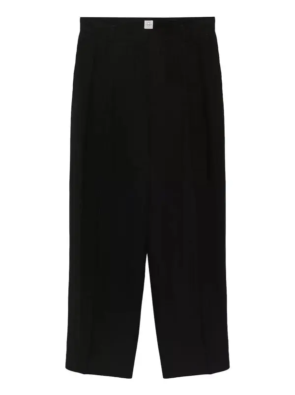 TOTEME Double-pleat Trousers - Black