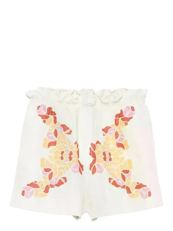 Raquel Diniz Bahia Printed Shorts - Neutrals