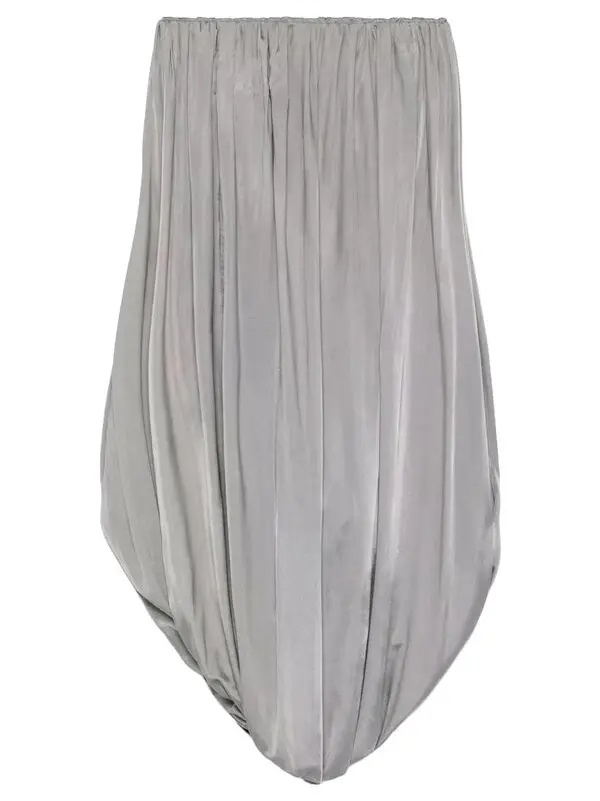 Attico Draped Mini Dress - Grey