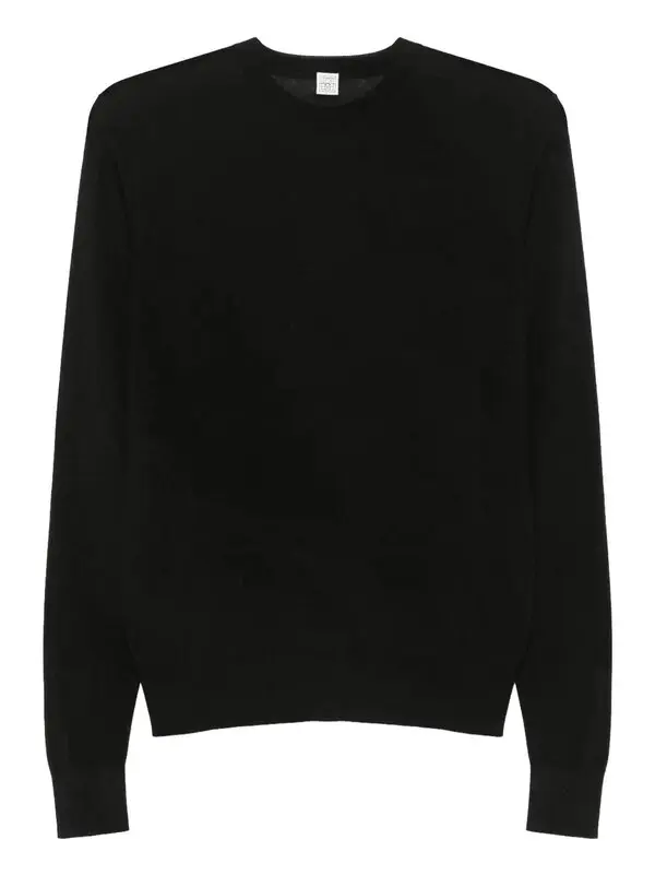 TOTEME Crew-neck Top - Black