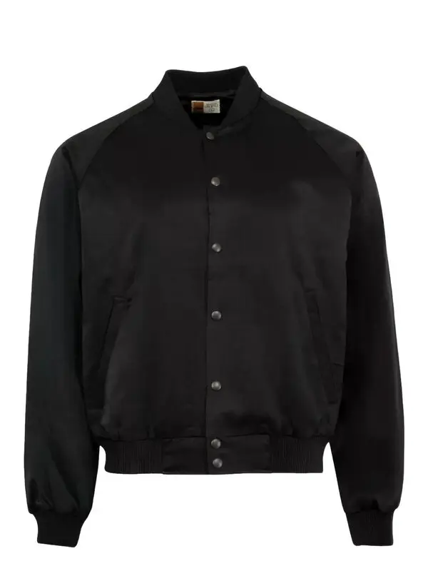 SAINT MXXXXXX Love Song Satin Jacket - Black