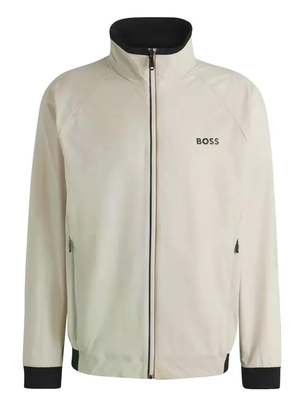 Hugo Boss Zip-up Jacket - Neutrals