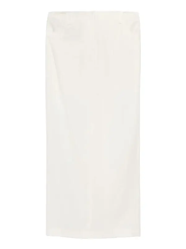 AYA MUSE Twill Maxi Skirt - White