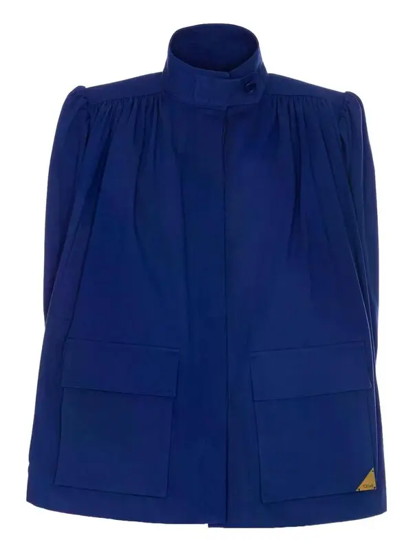 Chloé Canvas Jacket - Blue