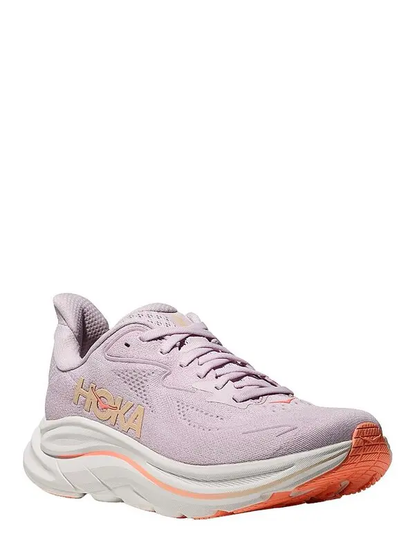 HOKA® Clifton Sneakers - Lilac Cream/tangerine Glow