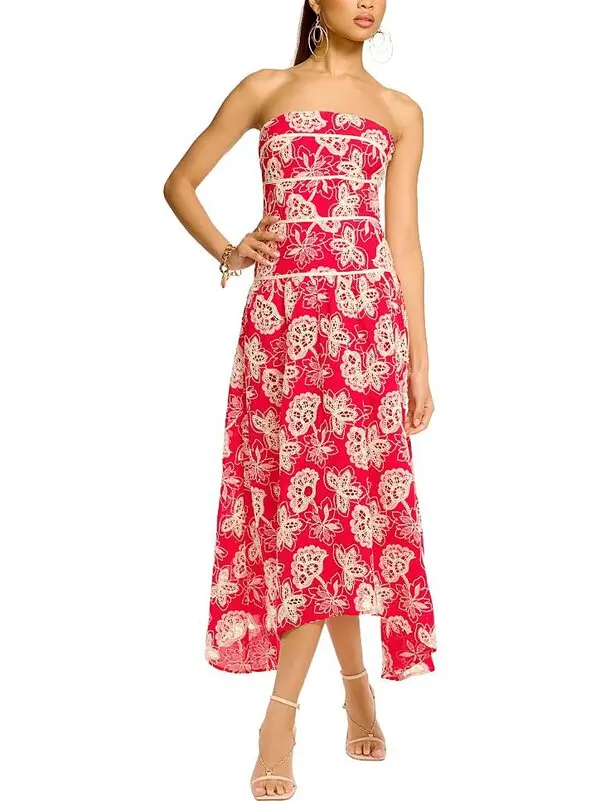 Ramy Brook Blanca Dress - Flame Flower