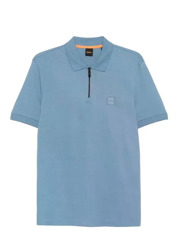 BOSS Piqué Polo Shirt - Blue