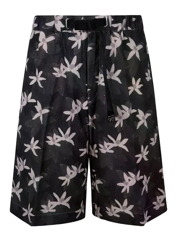 WHITE SAND Printed Shorts - Grey
