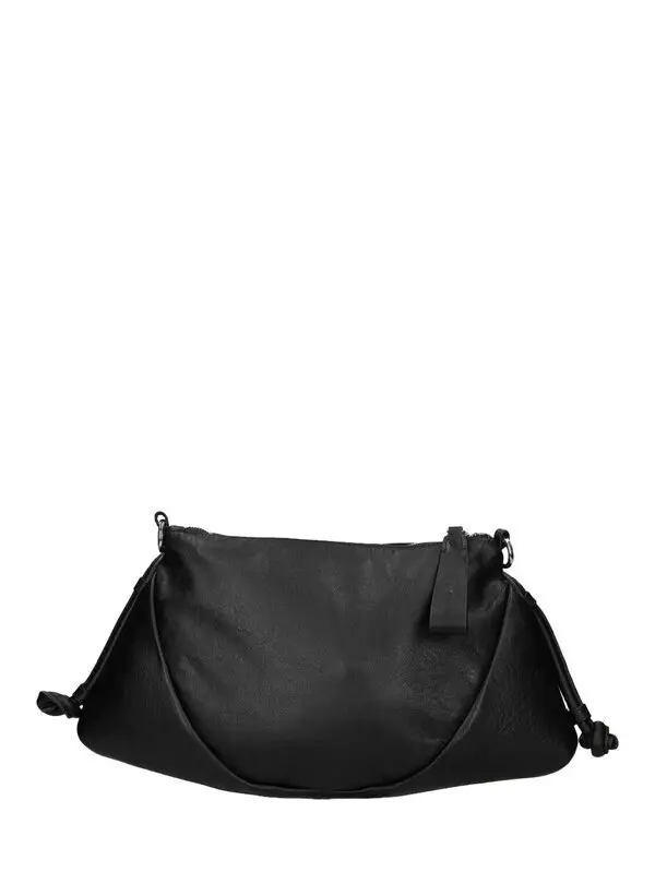 VIC MATIE Leather Shoulder Bag - Black
