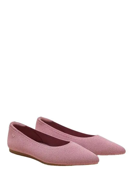 Vivaia Pointed-toe Ballet Flats - Mauve