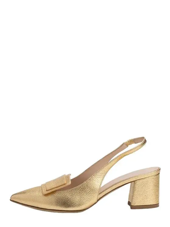 BELLS & BECKS Luna Slingback Pump - Gold