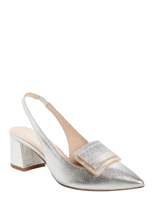 BELLS & BECKS Luna Slingback Pump - Silver
