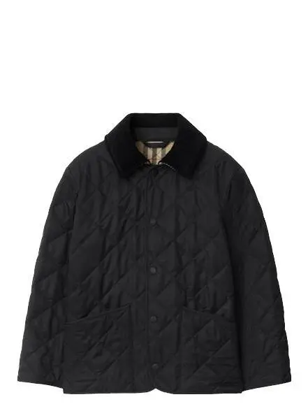Burberry Quilted Barn Jacket - Black