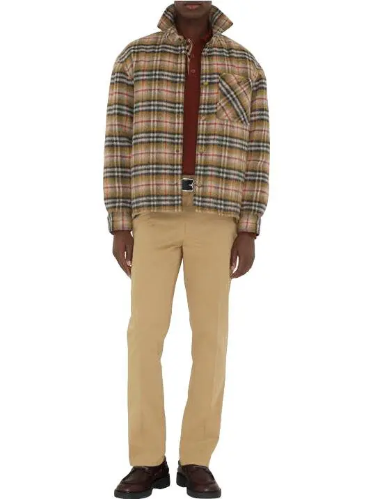 Burberry Cotton Twill Chinos - Flax Beige