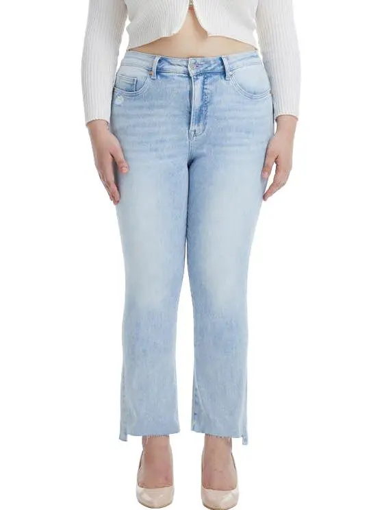 BAYEAS Daisy High-rise Straight Leg Jeans - Light Blue