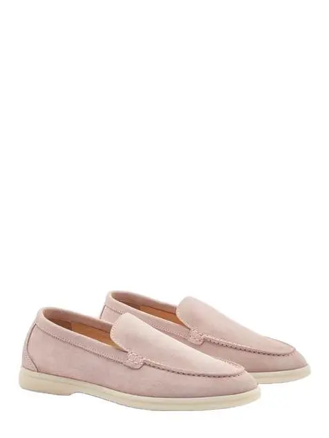 SCAROSSO Ludovica Loafers - Pink - Suede