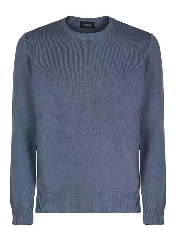 DRUMOHR Cotton Sweater - Blue