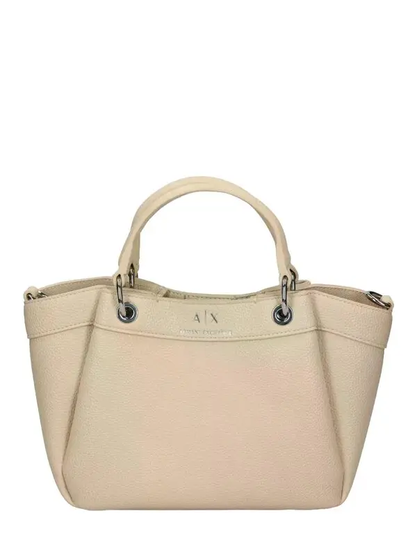 Armani Exchange Logo-print Tote - Neutrals