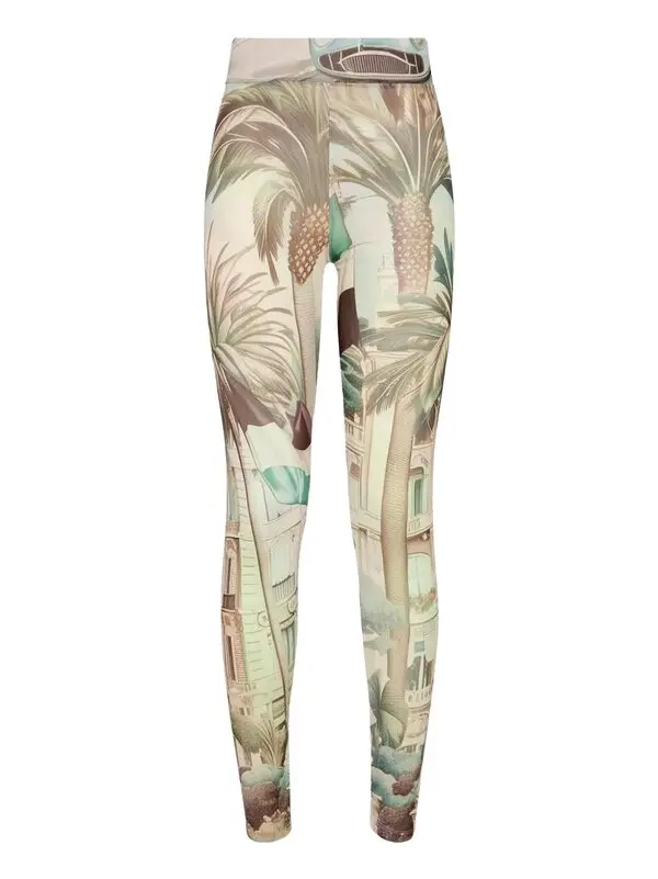 Philipp Plein Racing Leggings - Neutrals