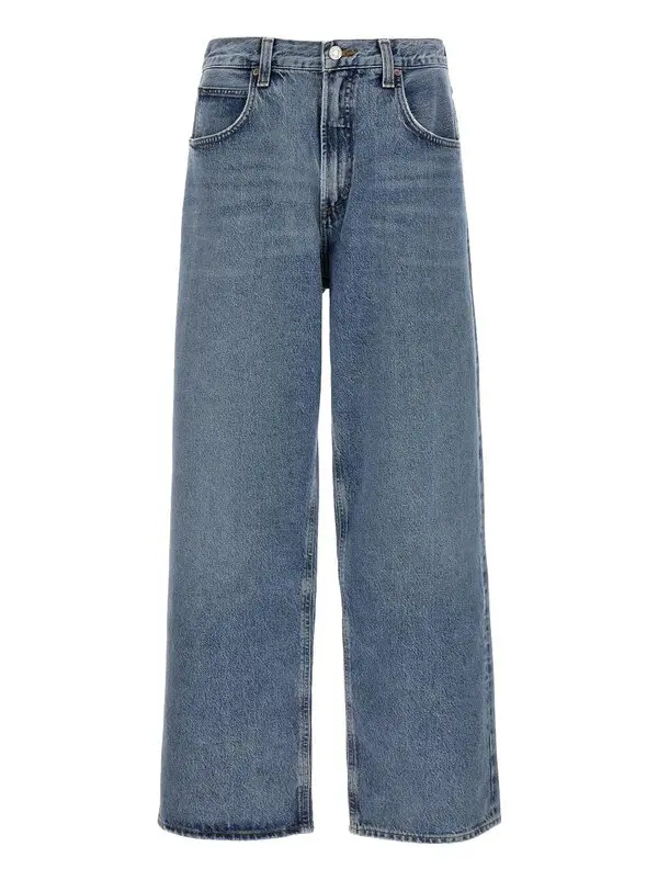 AGOLDE Fusion Wide Leg Jeans - Blue