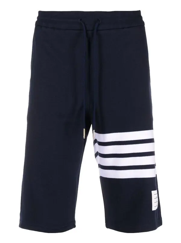 Thom Browne Classic Loopback 4-bar Track Shorts - Blue