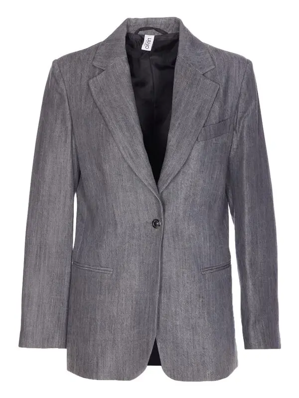 Liu Jo Blazer With Button Closure - Grey