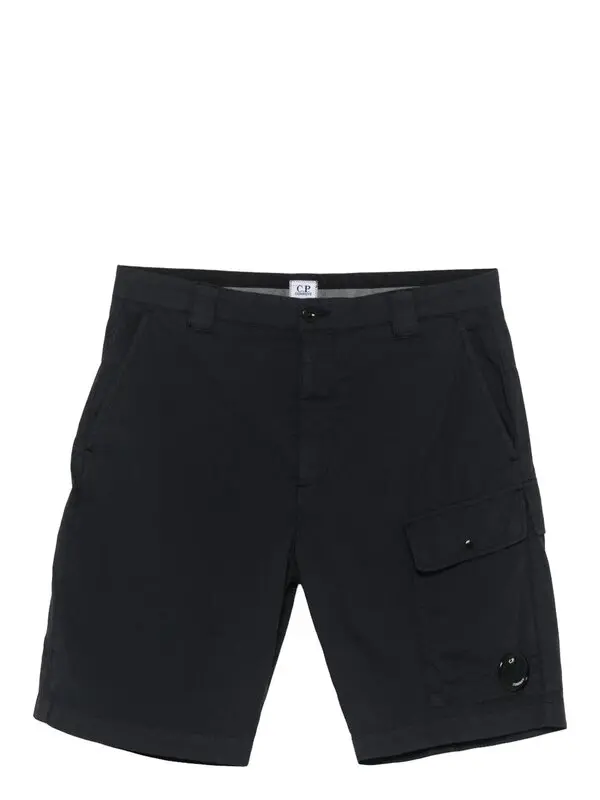 C.P. COMPANY Logo Cargo Shorts - Blue
