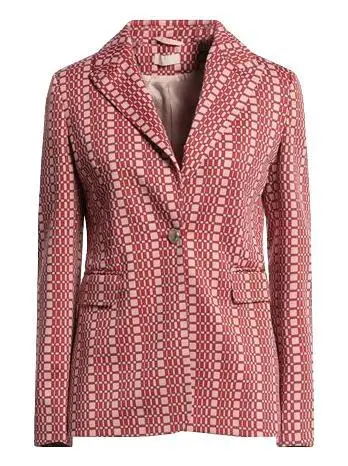 LIU •JO Single-breasted Blazer With Checked Pattern - Pink