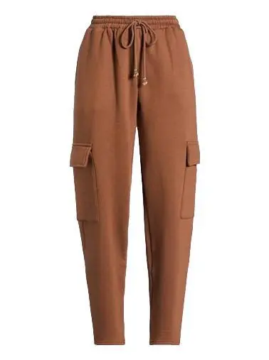 CONNOR & BLAKE Cotton Cargo Pants - Brown