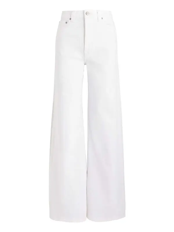 Khaite Dane Wide-leg Jeans - White