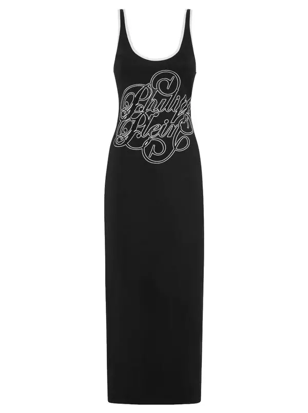 Philipp Plein Stretch-cotton Dress - Black