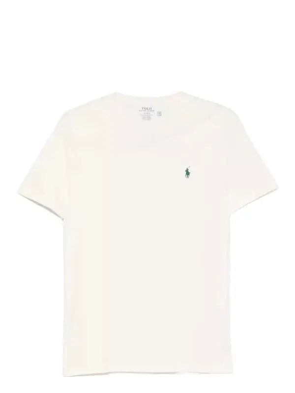 Polo Ralph Lauren Polo Pony-embroidered T-shirt - Neutrals