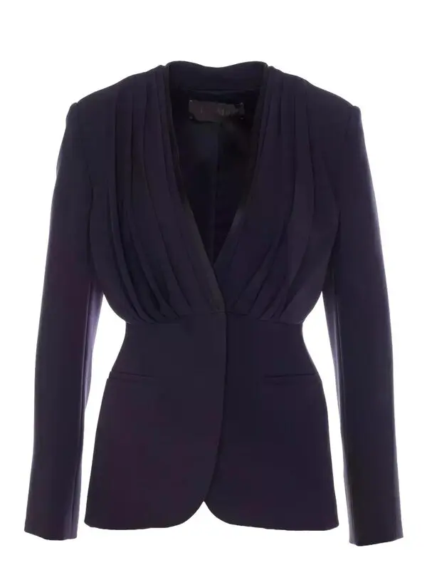 Max Mara Fitted Jacket - Blue