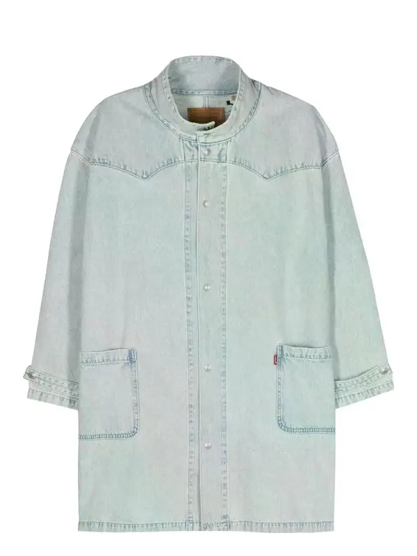 LEVI'S Western-style Denim Coat - Blue